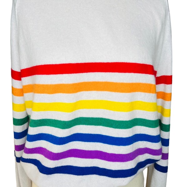 Rainbow Sweater - Etsy