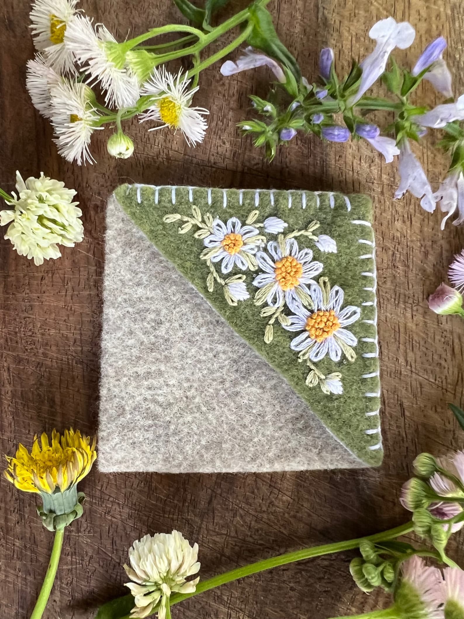 Hand Embroidered Bookmarks - Etsy