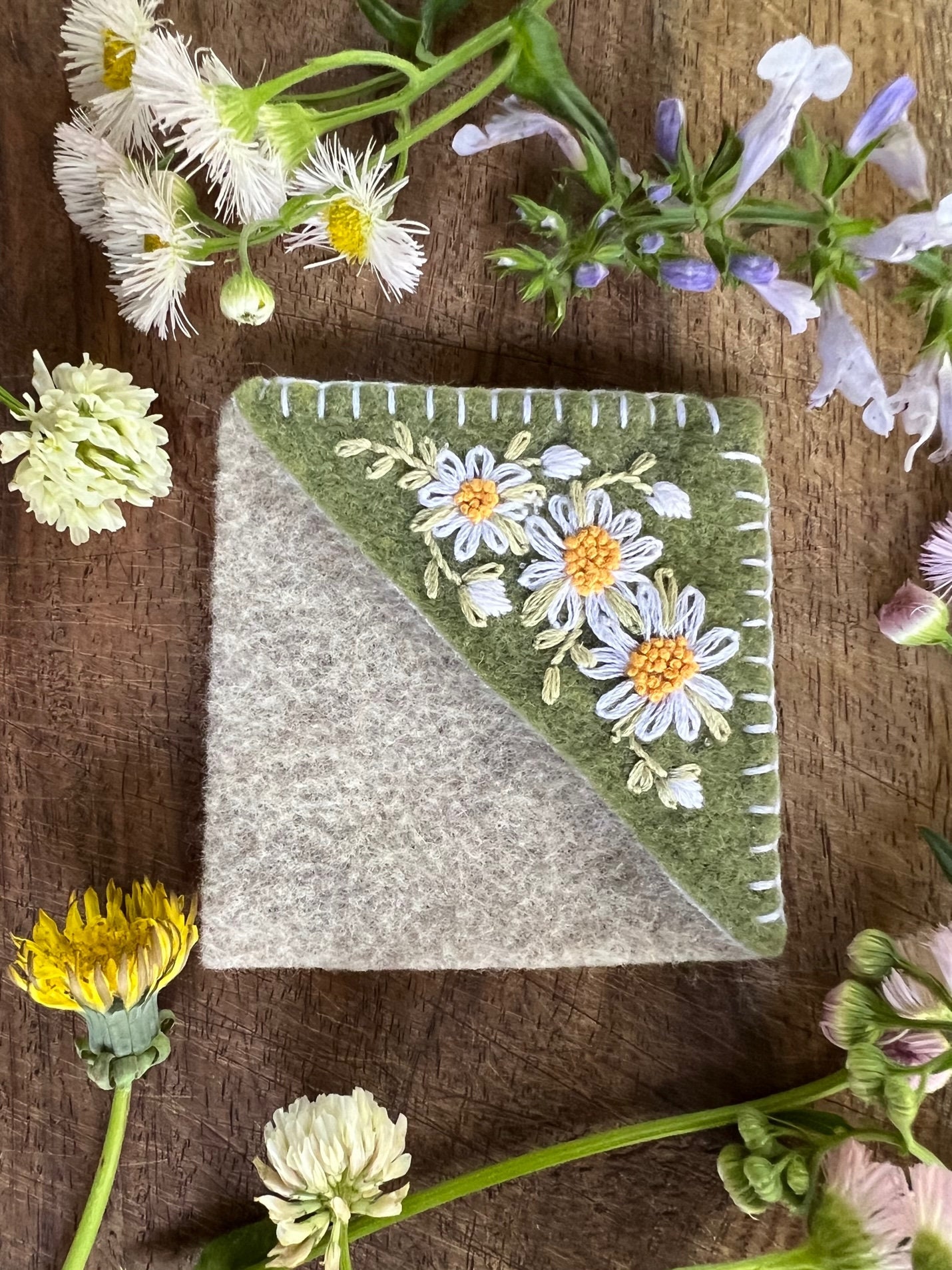 Hand Embroidered Bookmarks - Etsy