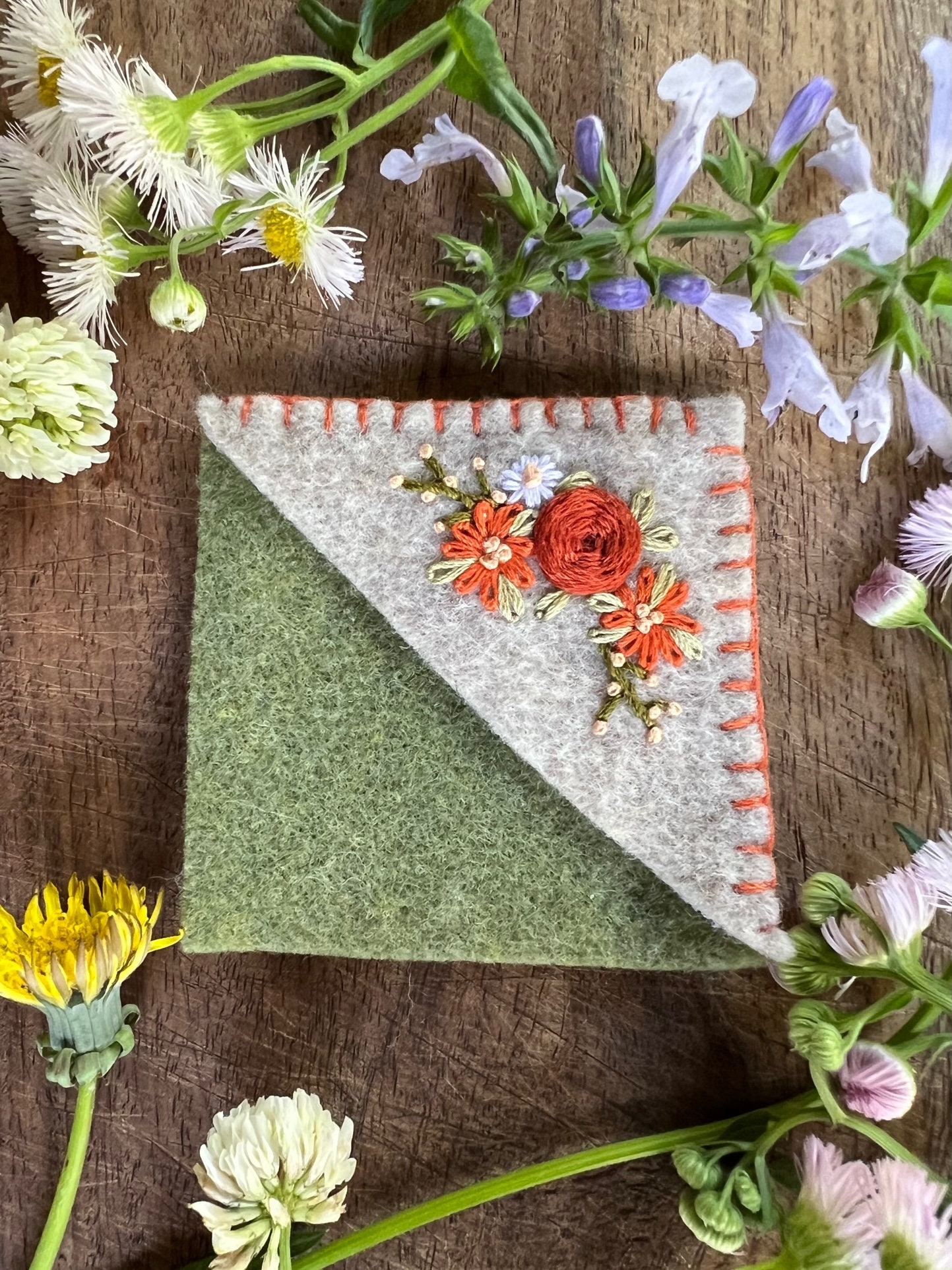 Hand Embroidered Bookmarks - Etsy