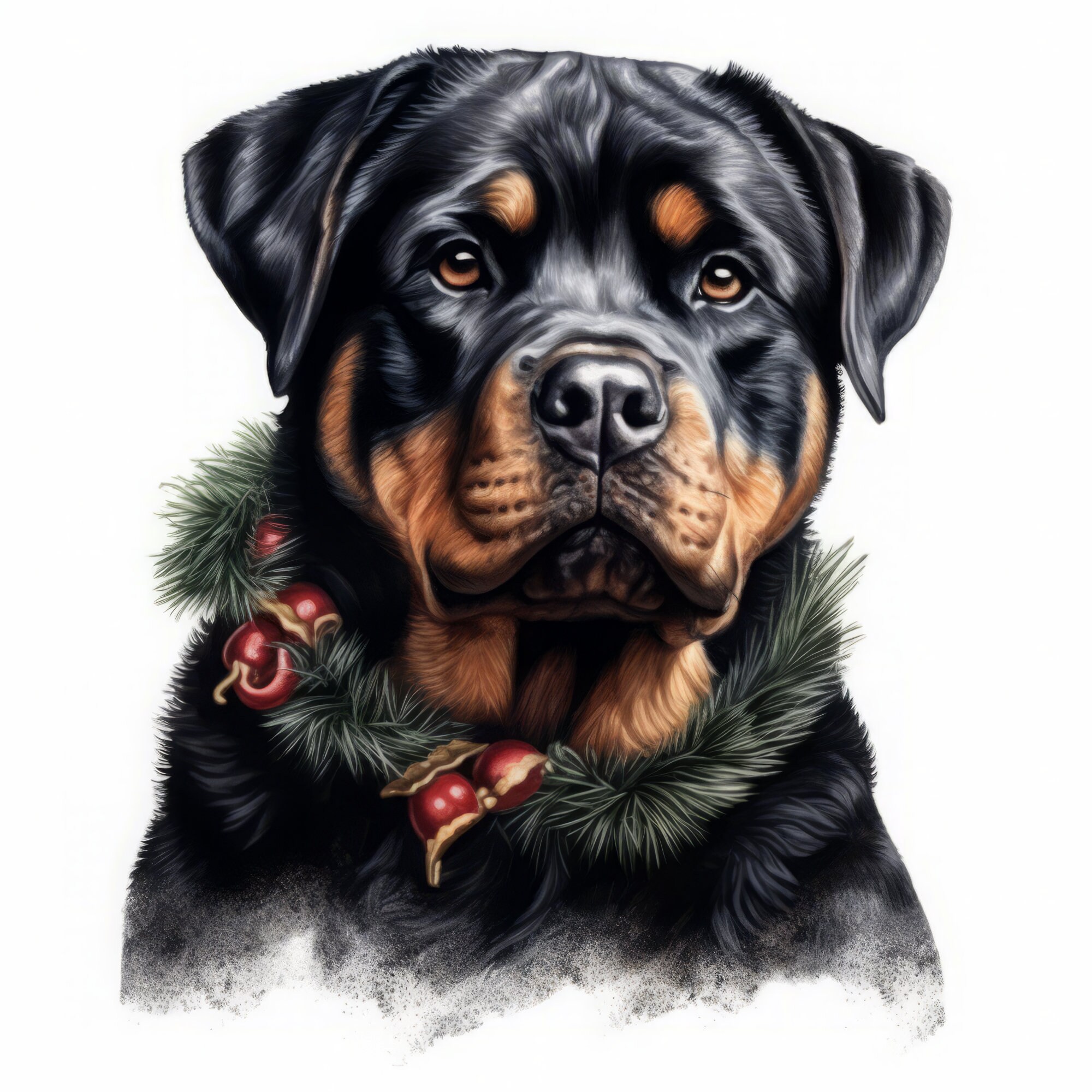 Rottweilers Christmas Dogs PNG Bundle | Instant Digital Download | HD ...