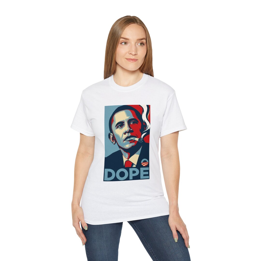 Obama 420 Campaign Poster Dope Printed Unisex Ultra Cotton Tee - Etsy