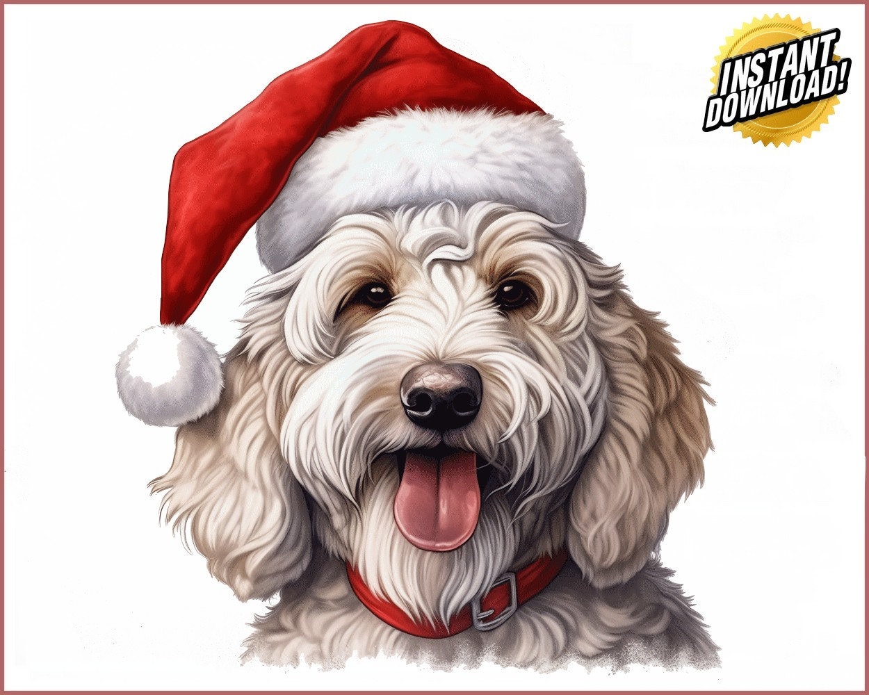 100 Christmas Dogs PNG Bundle. | Instant Digital Download | HD Clip Art ...