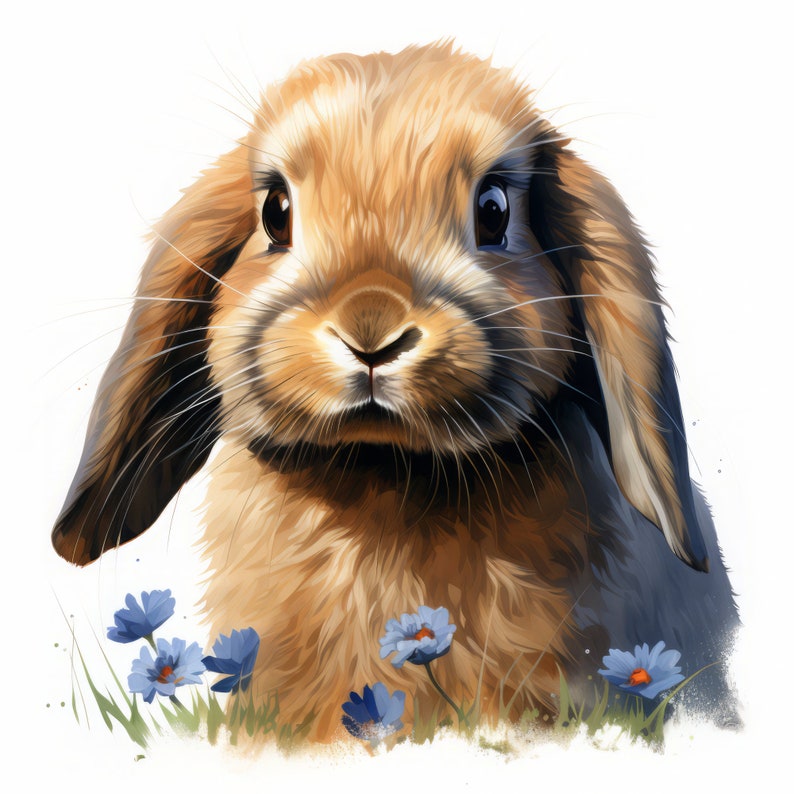 150 Holland Lops Clip Art Designs HD PNG Image Bundle - for T-shirts ...