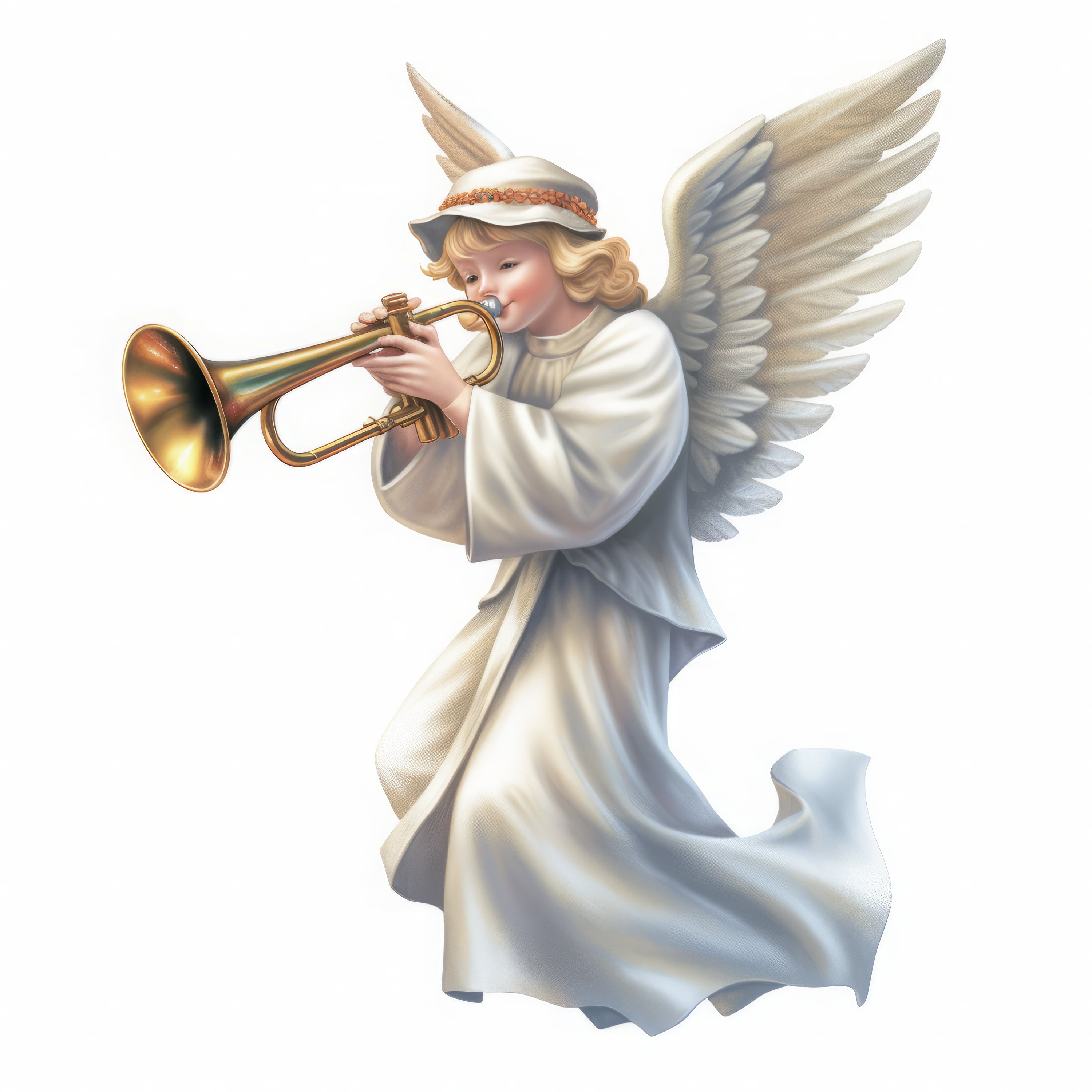 Christmas Angels Clip Art Designs HD PNG Image Bundle T-shirts ...