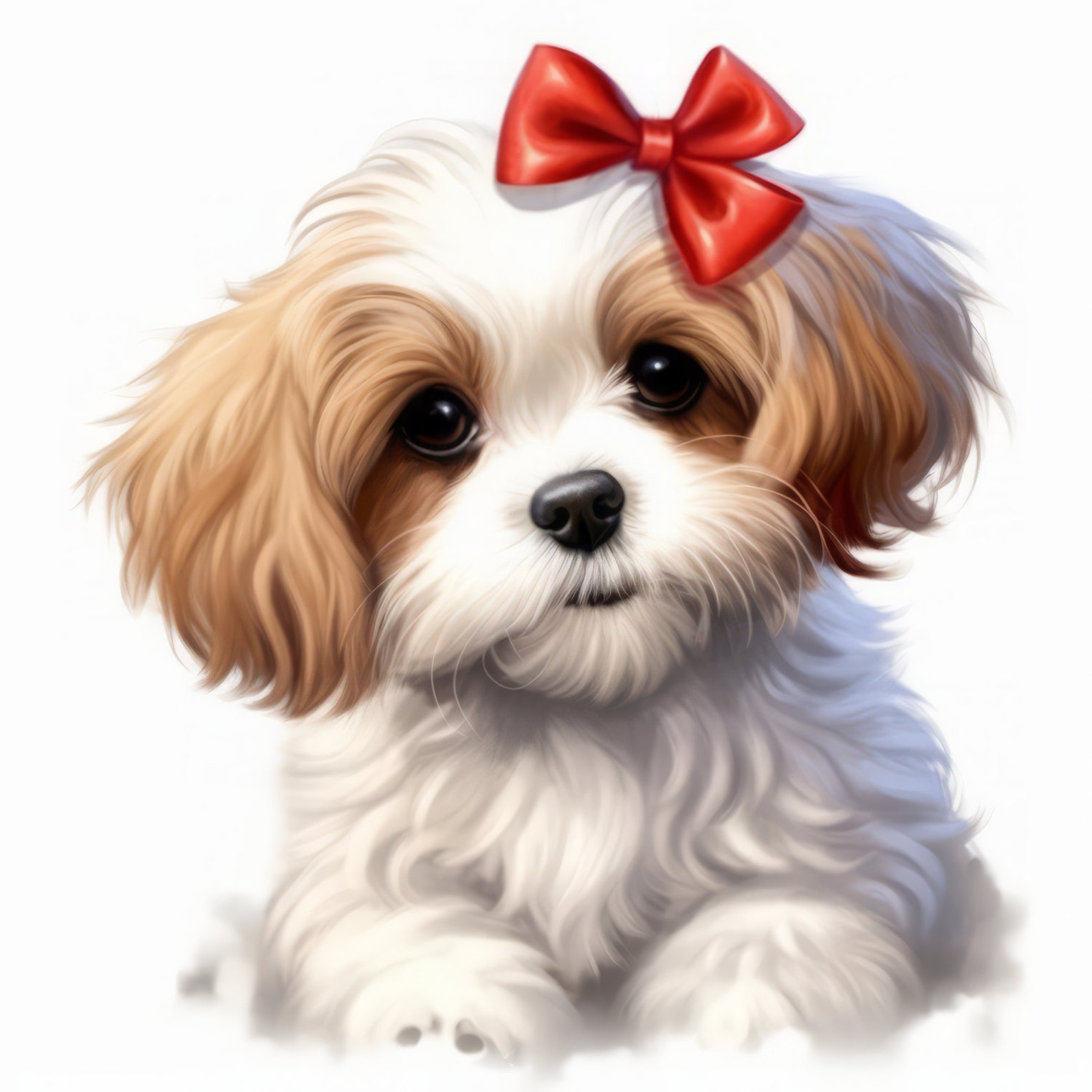 100 Beautiful Cavachon Dog Clip Art Designs in HD PNG Image Bundle ...