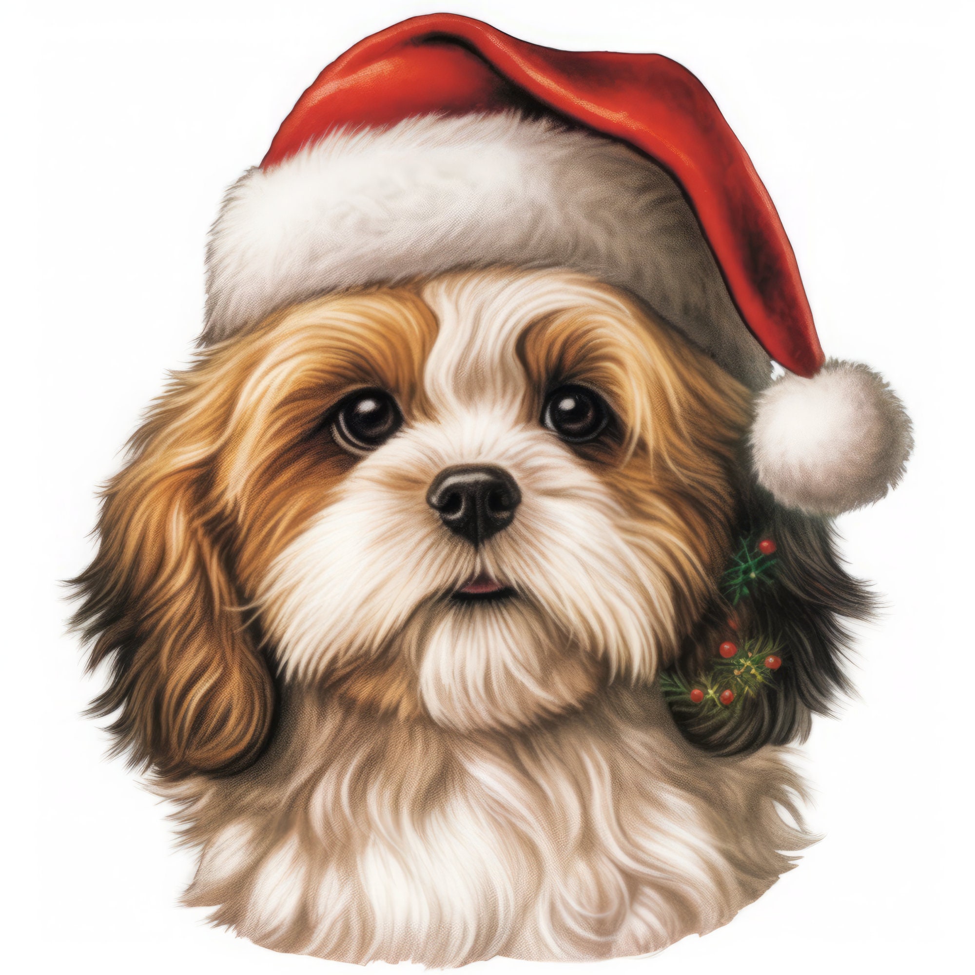 Christmas Cavachons Dogs PNG Bundle. Instant Digital - Etsy