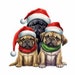 100 Christmas Dogs PNG Bundle. | Instant Digital Download | HD Clip Art ...