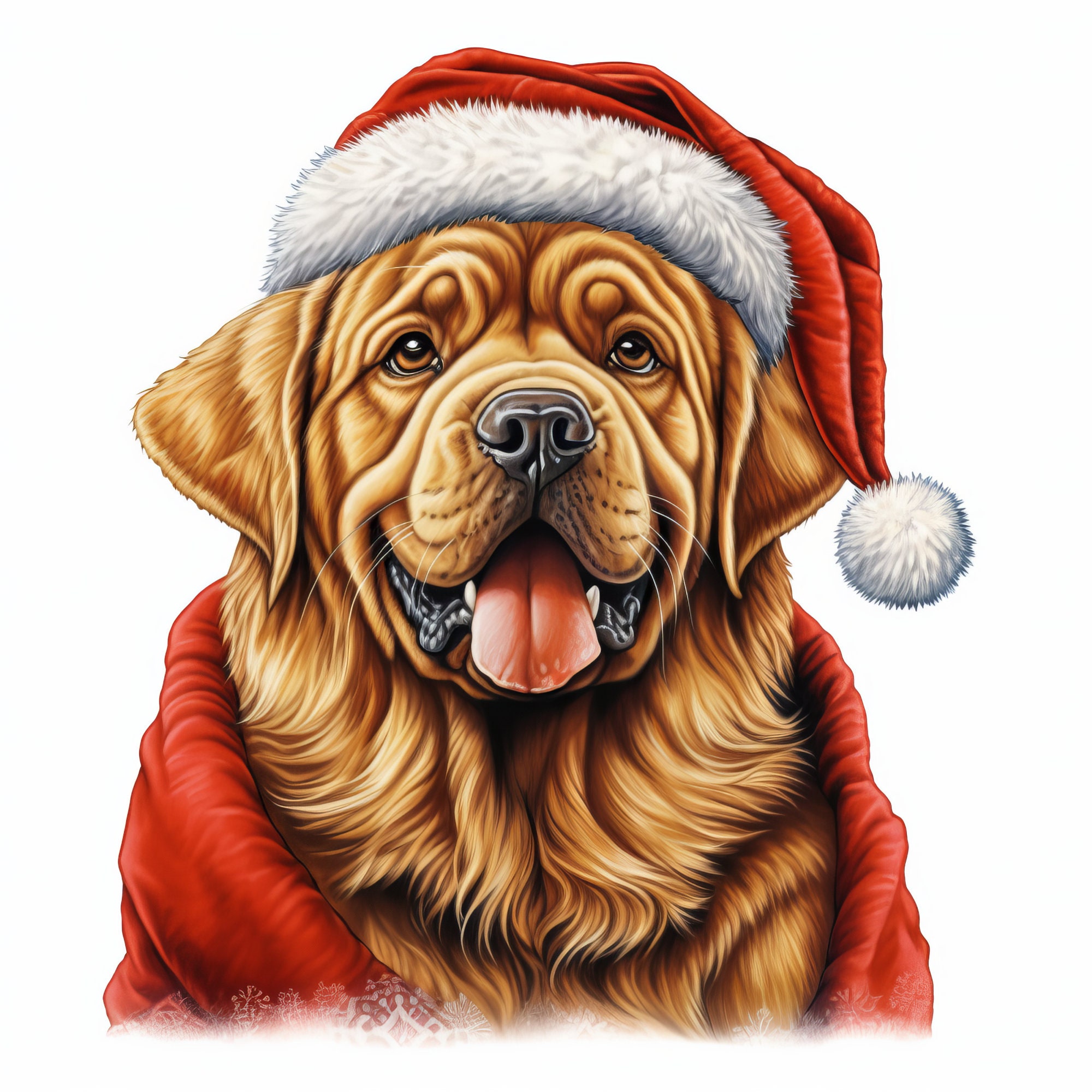 100 Christmas Dogs PNG Bundle. | Instant Digital Download | HD Clip Art ...