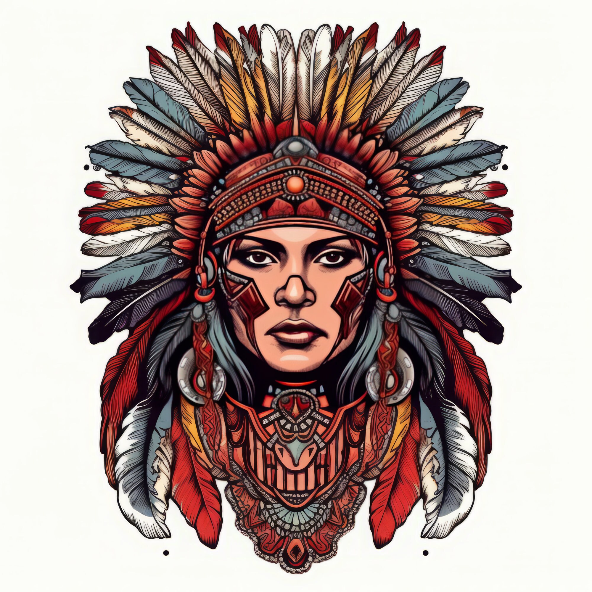 Native American Clip Art Designs HD PNG Image Bundle - Etsy