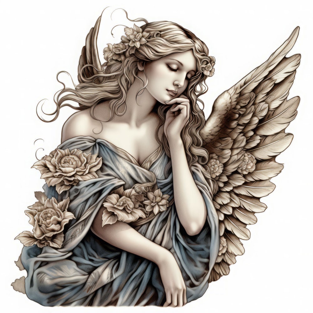 200 Original Colorful Heavenly Angels Clip Art Designs HD PNG Image ...