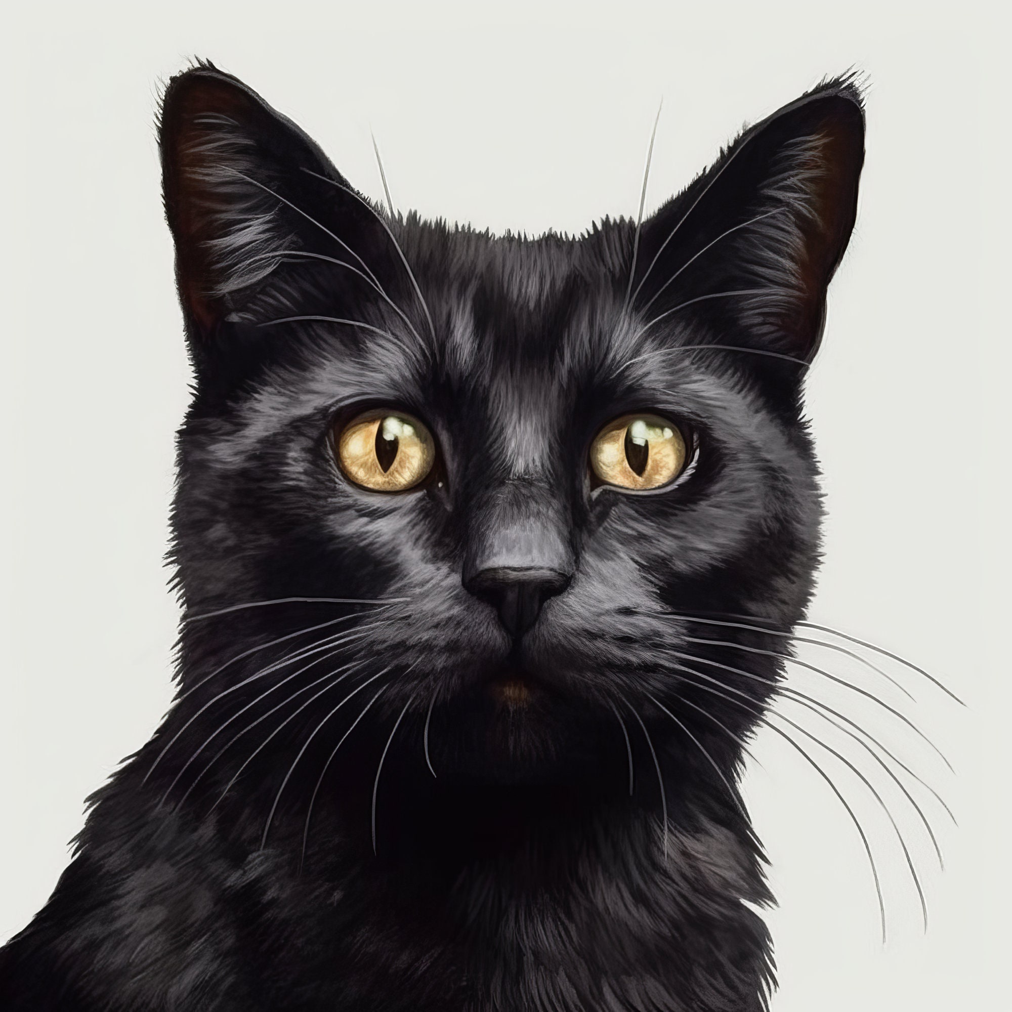 Black Cats Clip Art Designs HD PNG Image Bundle - for T-shirts ...
