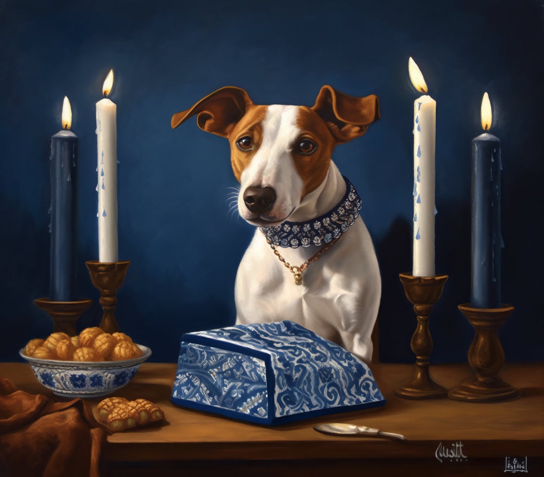 Hanukkah Dogs | Sublimation 20oz Skinny Tumbler Designs | Design Set ...