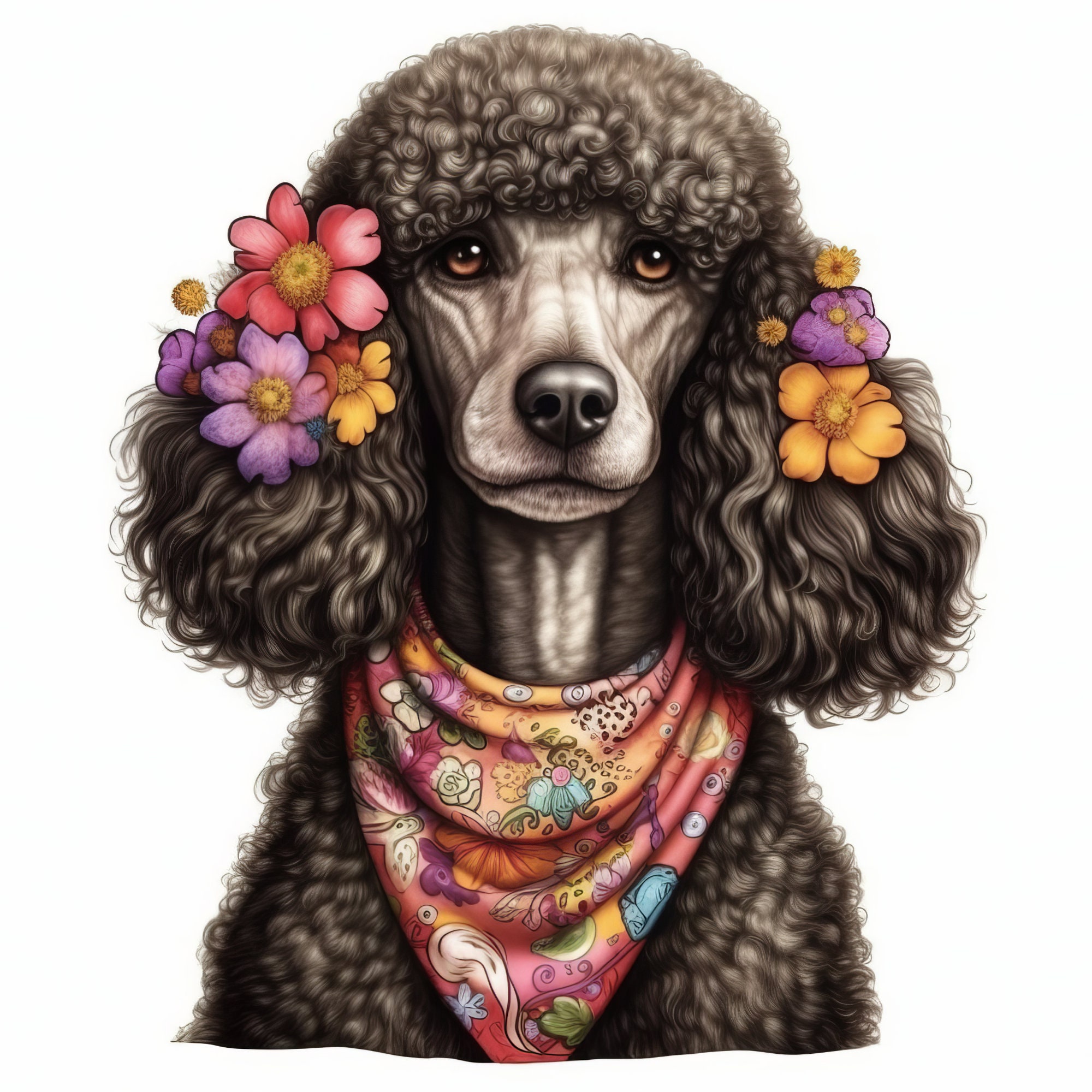Discover 150 Vibrant Poodle Dog Clip Art Designs in HD PNG Image Bundle ...