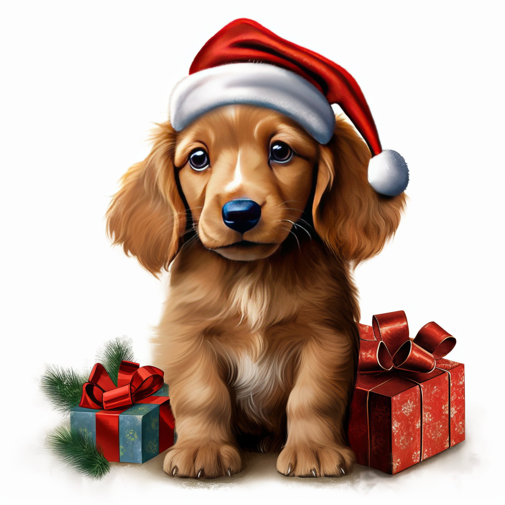 100 Christmas Dogs PNG Bundle. | Instant Digital Download | HD Clip Art ...