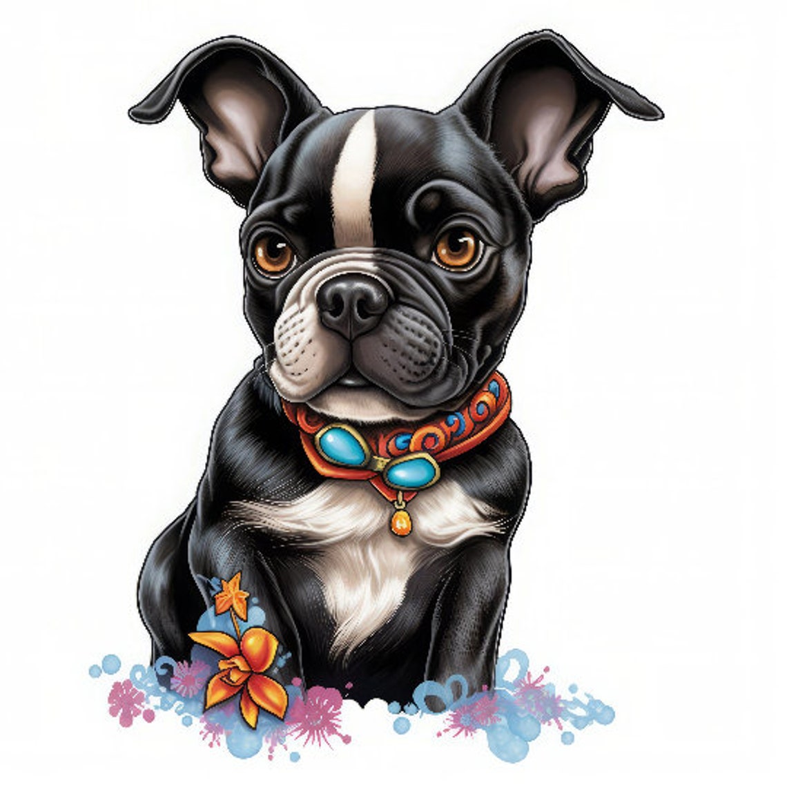 150 Original Cute Colorful Dogs Clip Art Designs HD PNG Sublimation ...