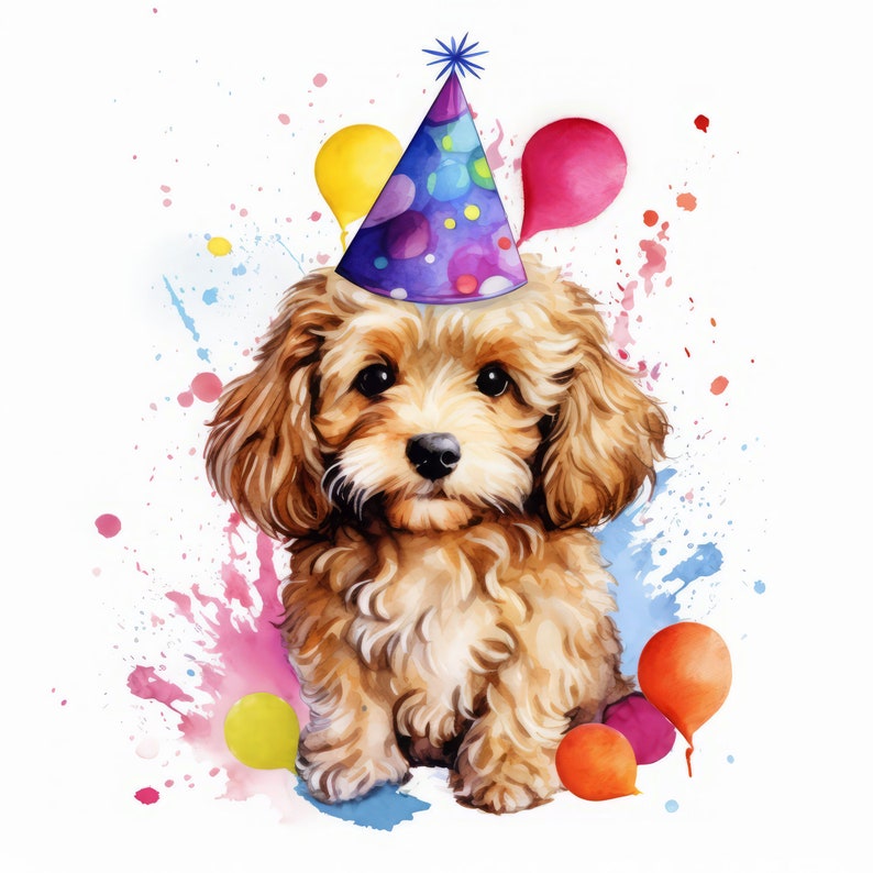 100 Beautiful Cavachon Dog Clip Art Designs in HD PNG Image Bundle ...