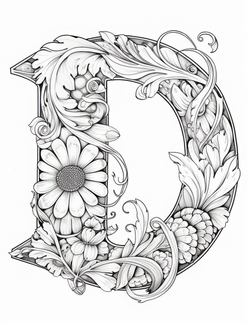 26 Printable Alphabet Coloring Pages | Worksheets for Kids: Preschool ...