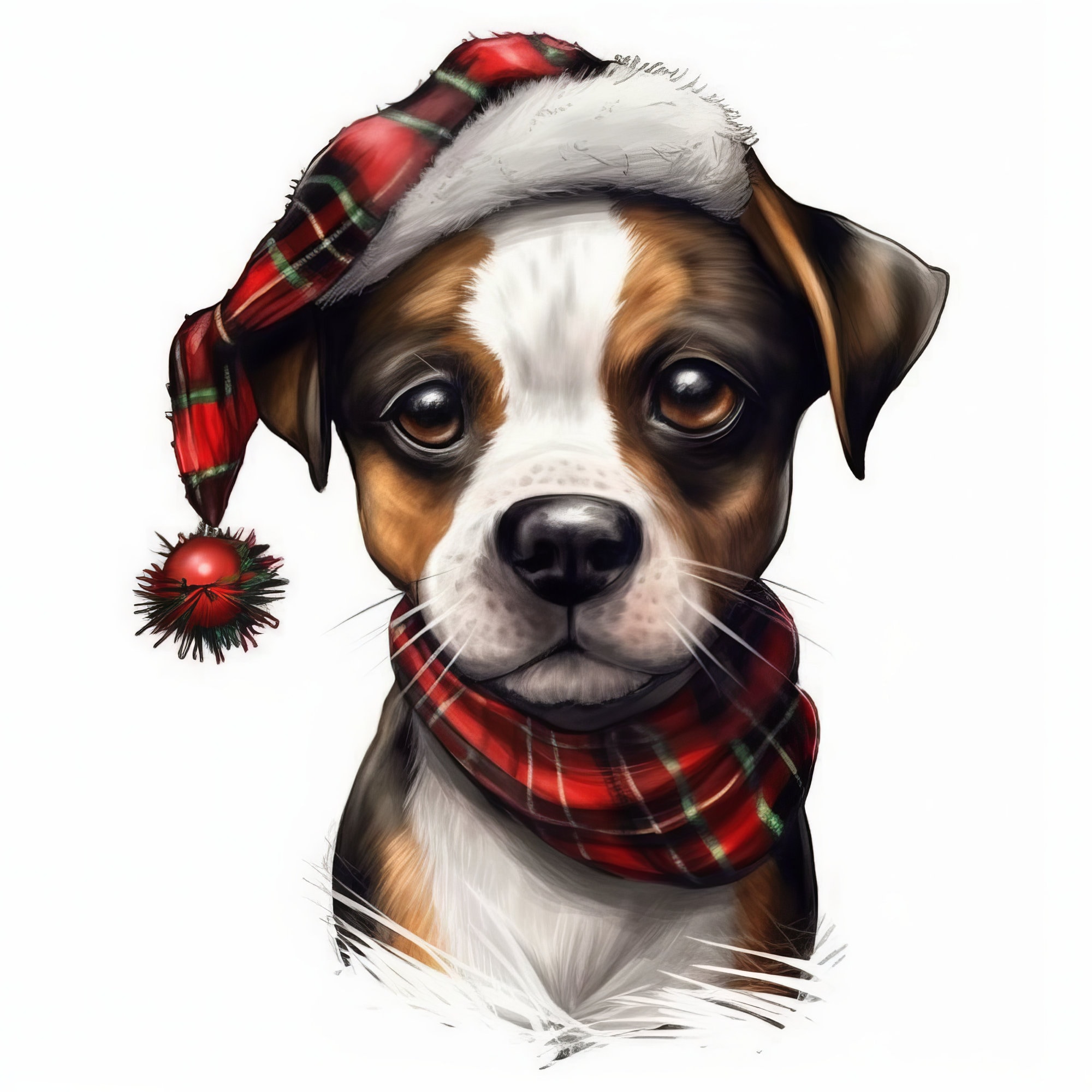 100 Christmas Dogs PNG Bundle. | Instant Digital Download | HD Clip Art ...
