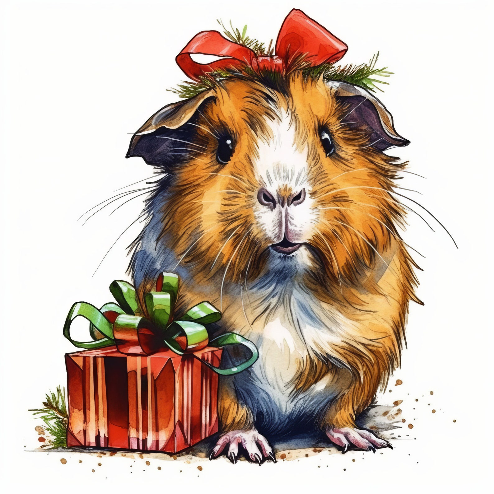 Guinea Pigs Clip Art Designs HD PNG Image Bundle - for T-shirts ...