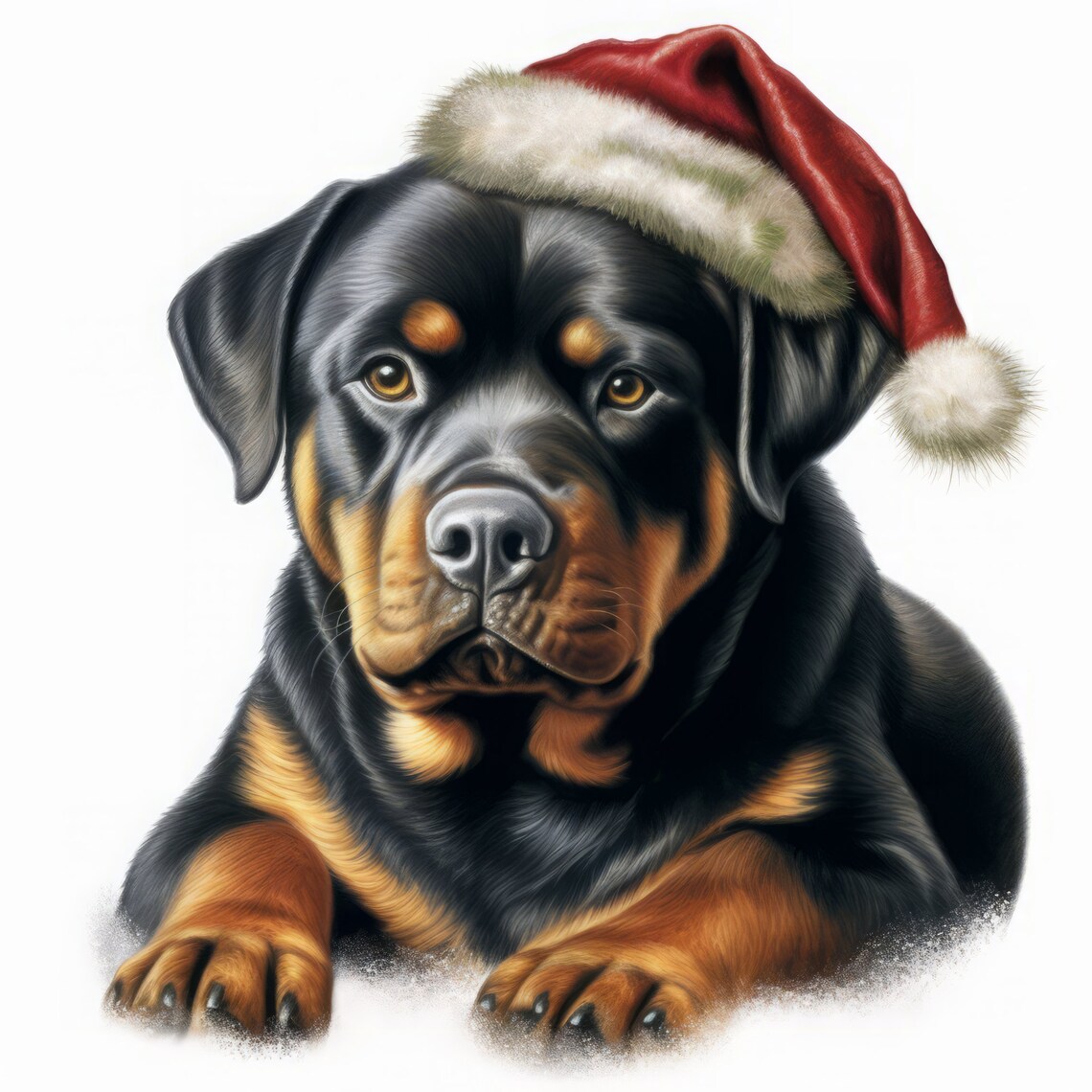 Rottweilers Christmas Dogs PNG Bundle | Instant Digital Download | HD ...