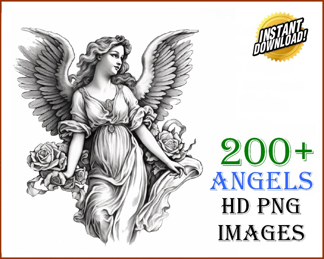 200 Original Colorful Heavenly Angels Clip Art Designs HD PNG Image ...
