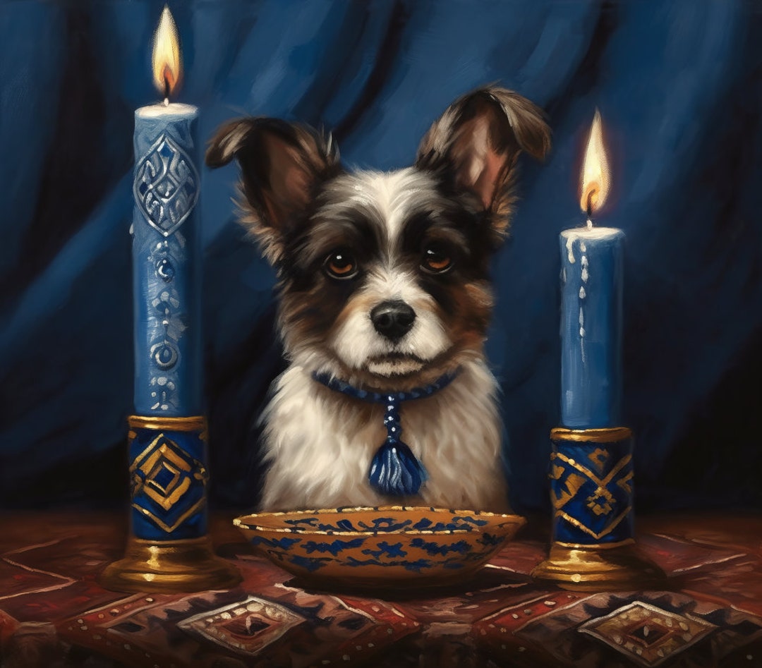 Hanukkah Dogs | Sublimation 20oz Skinny Tumbler Designs | Design Set ...
