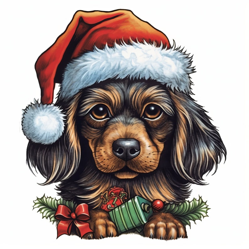 100 Christmas Dogs PNG Bundle. Instant Digital Download HD Clip Art ...