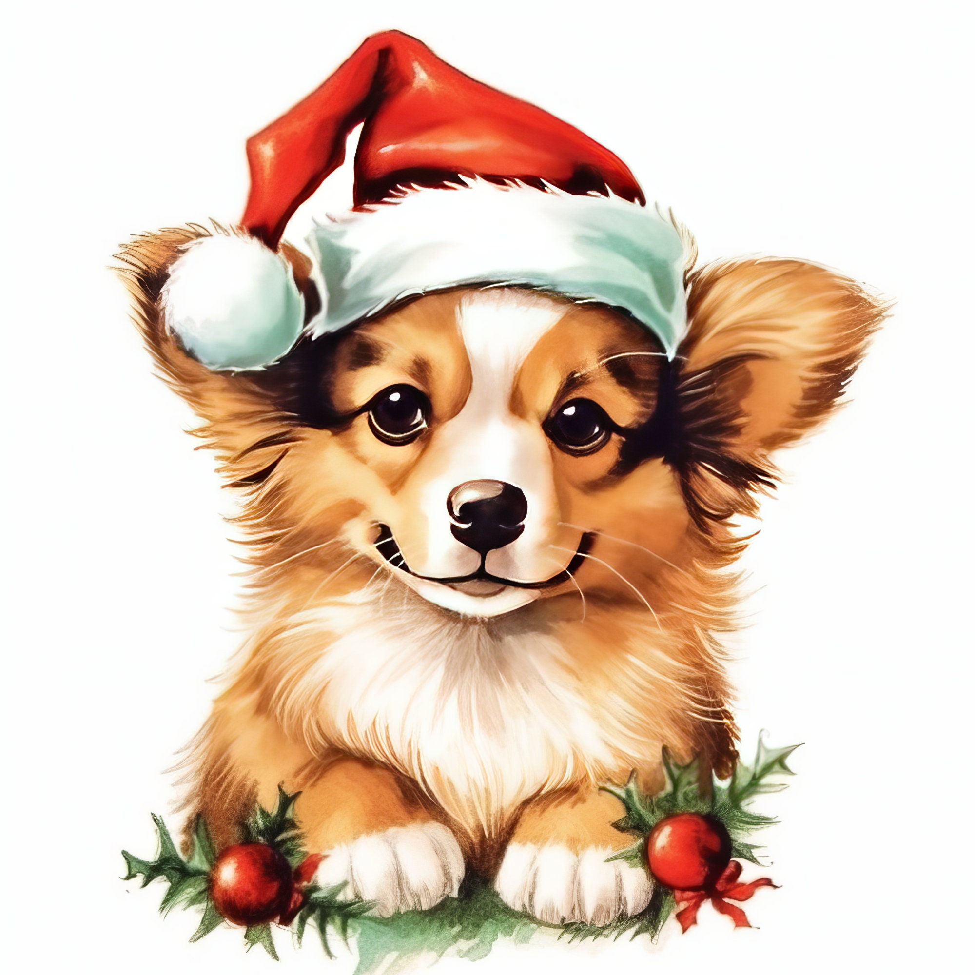 100 Christmas Dogs PNG Bundle. | Instant Digital Download | HD Clip Art ...
