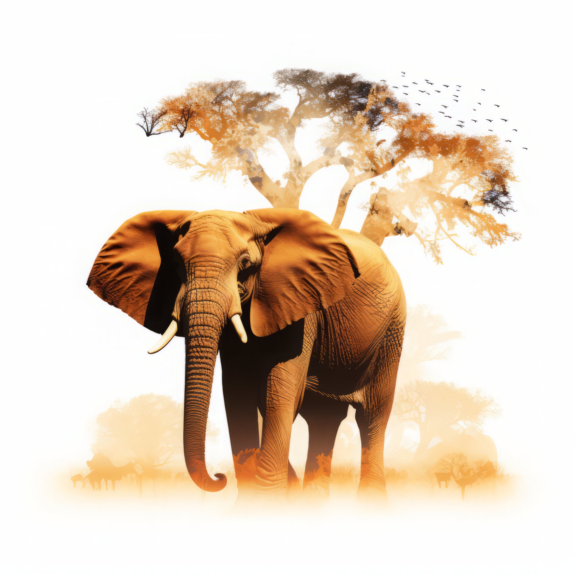 African Savannah HD PNG Art Bundle | Original Arts Collection ...