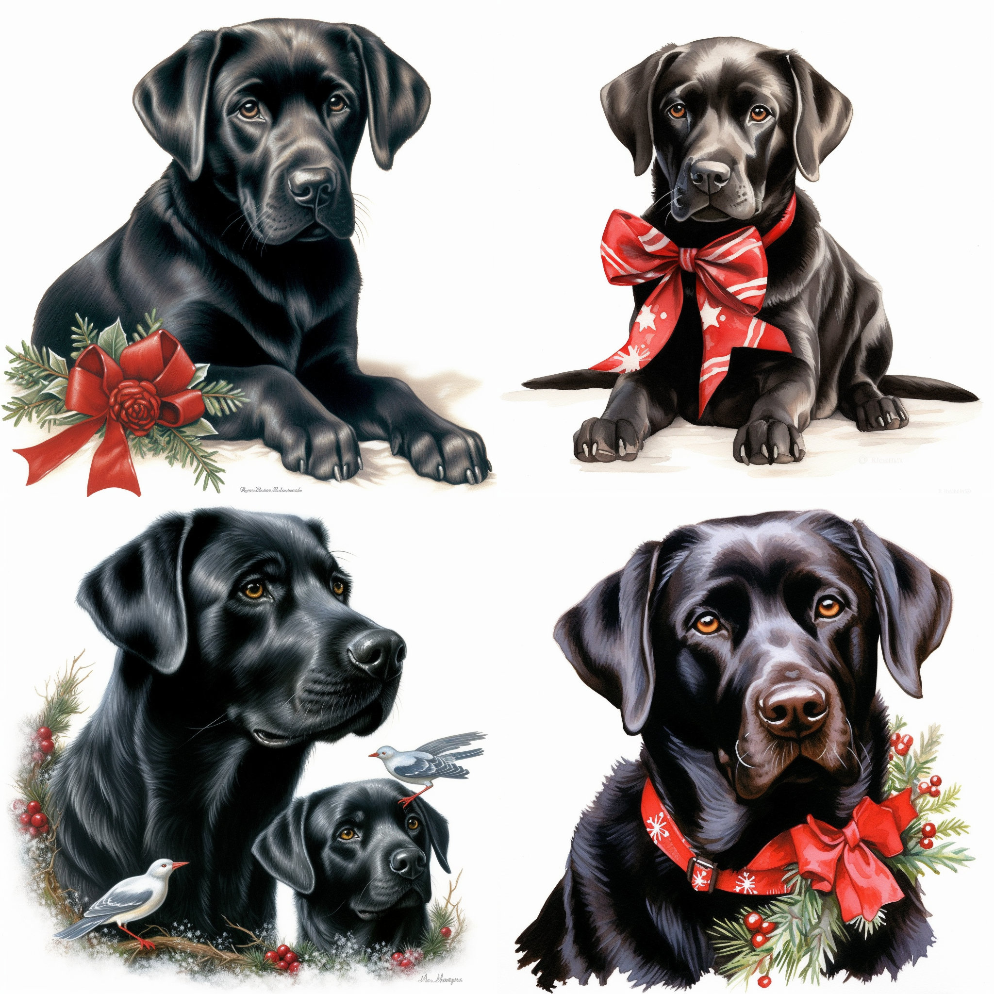 200+ Original Black Labs Dogs Clip Art Designs HD PNG Image Bundle ...
