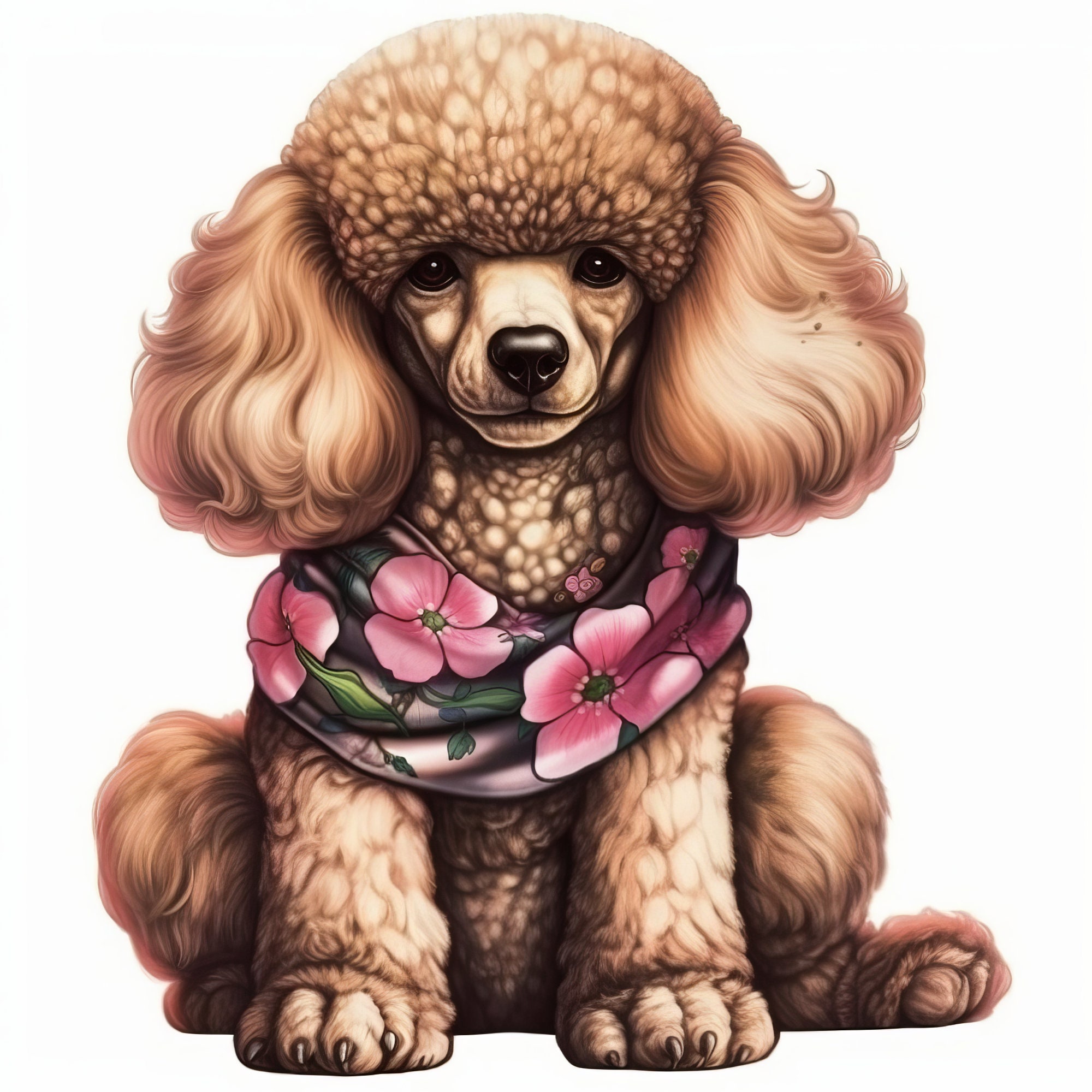 Discover 150 Vibrant Poodle Dog Clip Art Designs in HD PNG Image Bundle ...