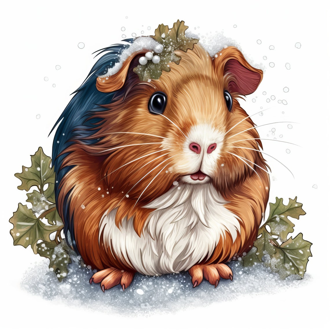 Guinea Pigs Clip Art Designs HD PNG Image Bundle for - Etsy UK