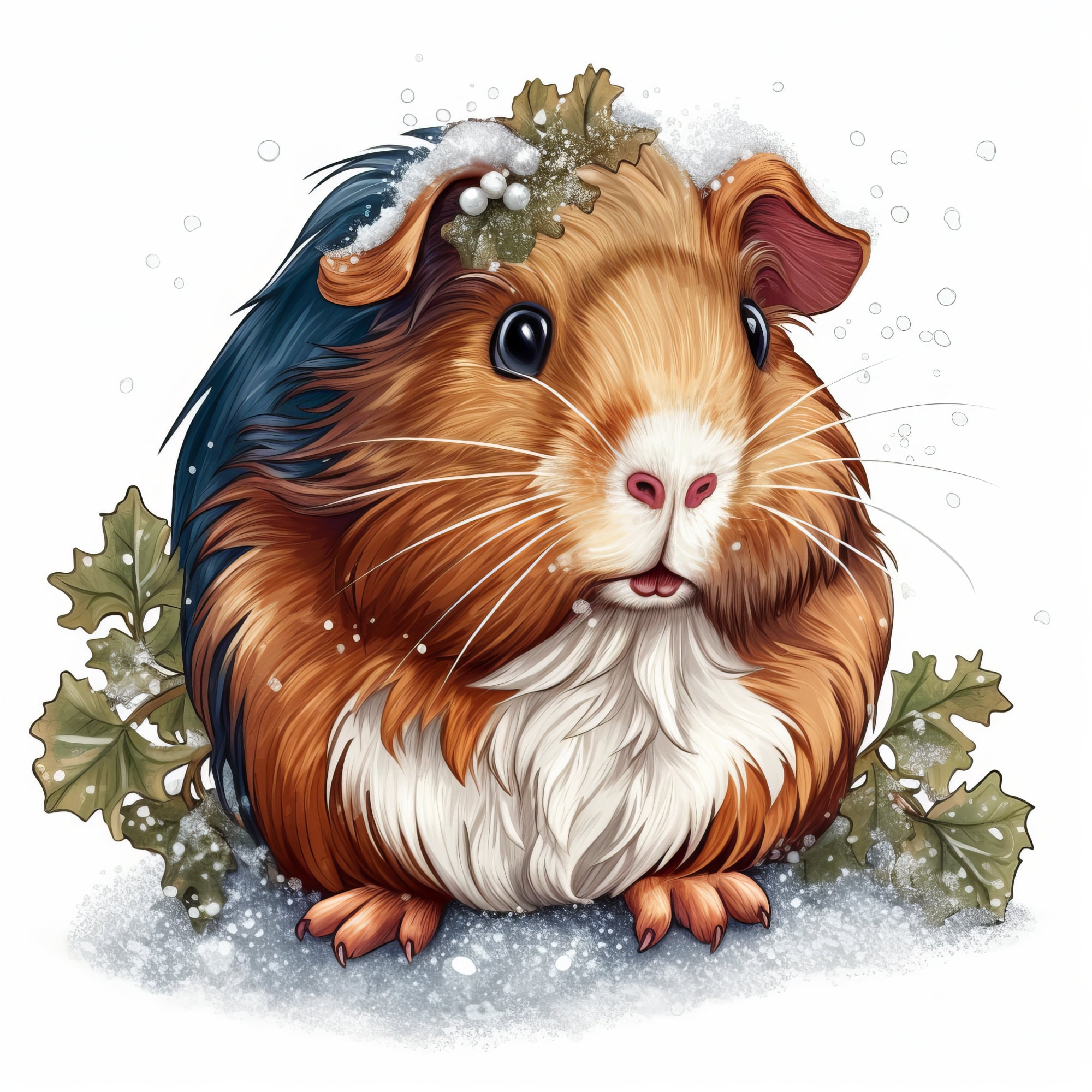 Guinea Pigs Clip Art Designs HD PNG Image Bundle for - Etsy UK