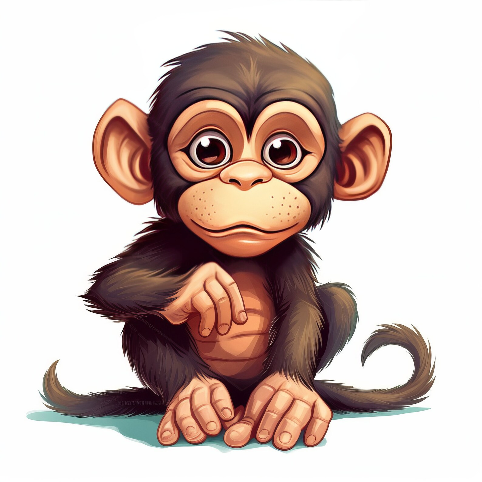 200+ Original Colorful Monkeys Clip Art Designs HD PNG Image Bundle - T ...