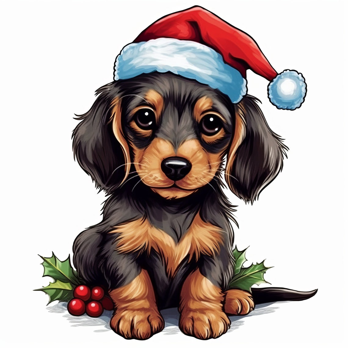 100 Christmas Dogs PNG Bundle. Instant Digital Download HD Clip Art ...