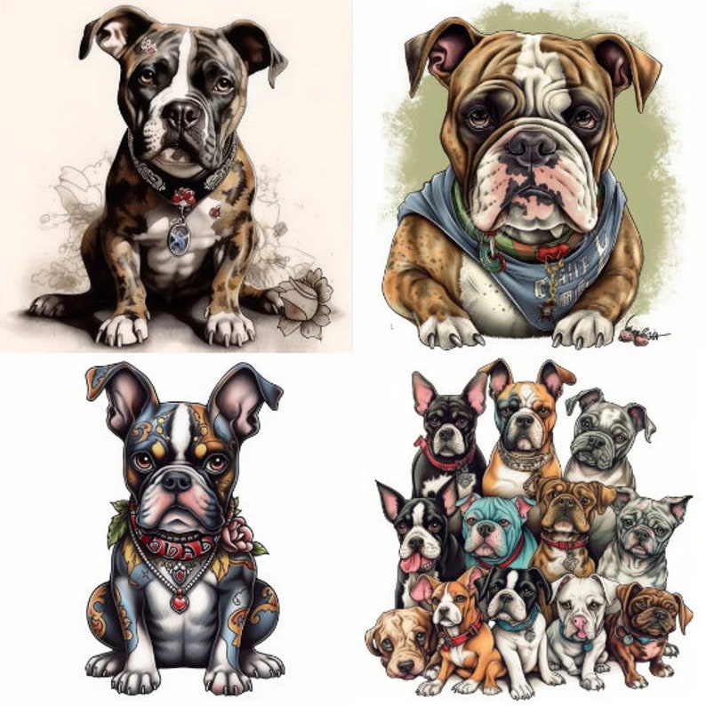 Discover 100 Vibrant Dog Clip Art Designs in HD PNG Image Bundle ...