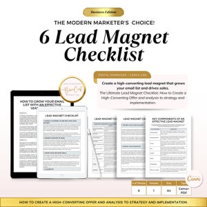 6 Lead Magnet Checklist: How to Create a High-converting Offer ...