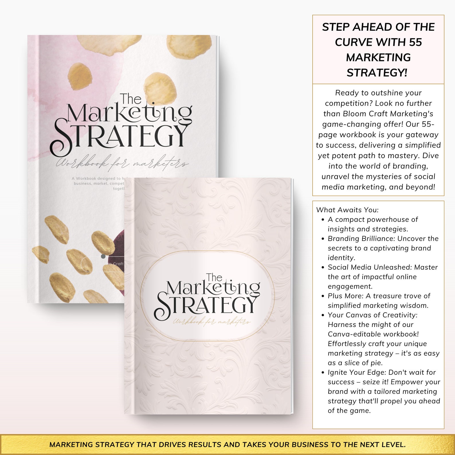 55-page Marketing Strategy Workbook Canva Template - Comprehensive ...