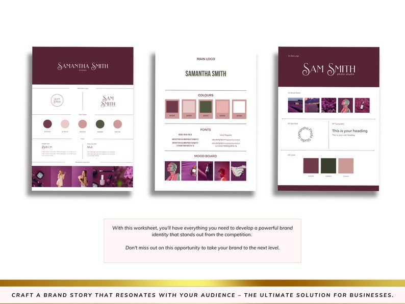 Brand Story: Editable Worksheet for Entrepreneurs and Business Owners ...