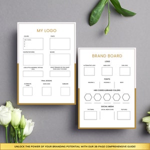 38-page Branding Strategy Workbook - Comprehensive Guide and Canva ...