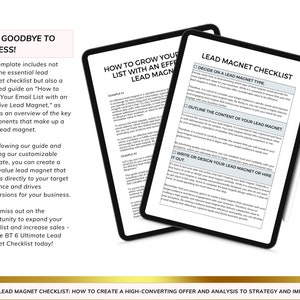 6 Lead Magnet Checklist: How to Create a High-converting Offer ...