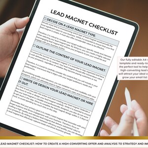 6 Lead Magnet Checklist: How to Create a High-converting Offer ...