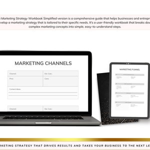 55-page Marketing Strategy Workbook Canva Template - Etsy