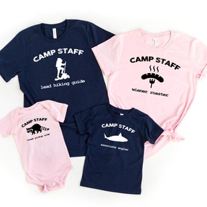 Camp Staff Matching Shirt, Personalized Summer Group Shirt, Custom ...