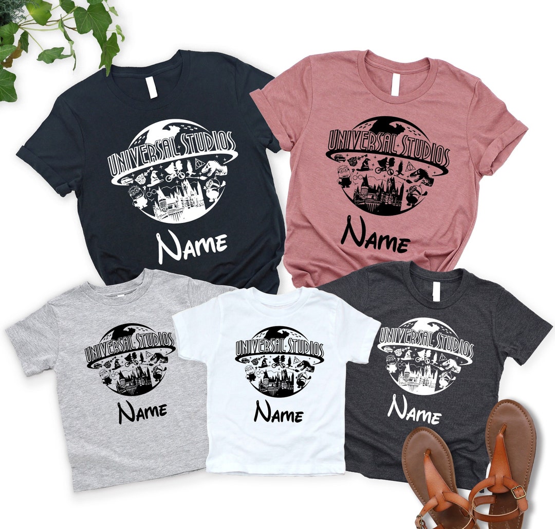 Custom Name Universal Studios Shirt, Personalized Universal Studios ...