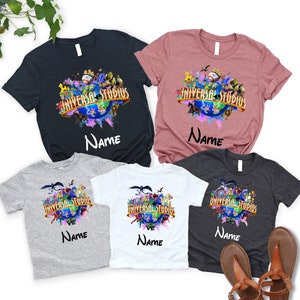 Custom Name Universal Studios Shirt, Personalized Universal Studios ...
