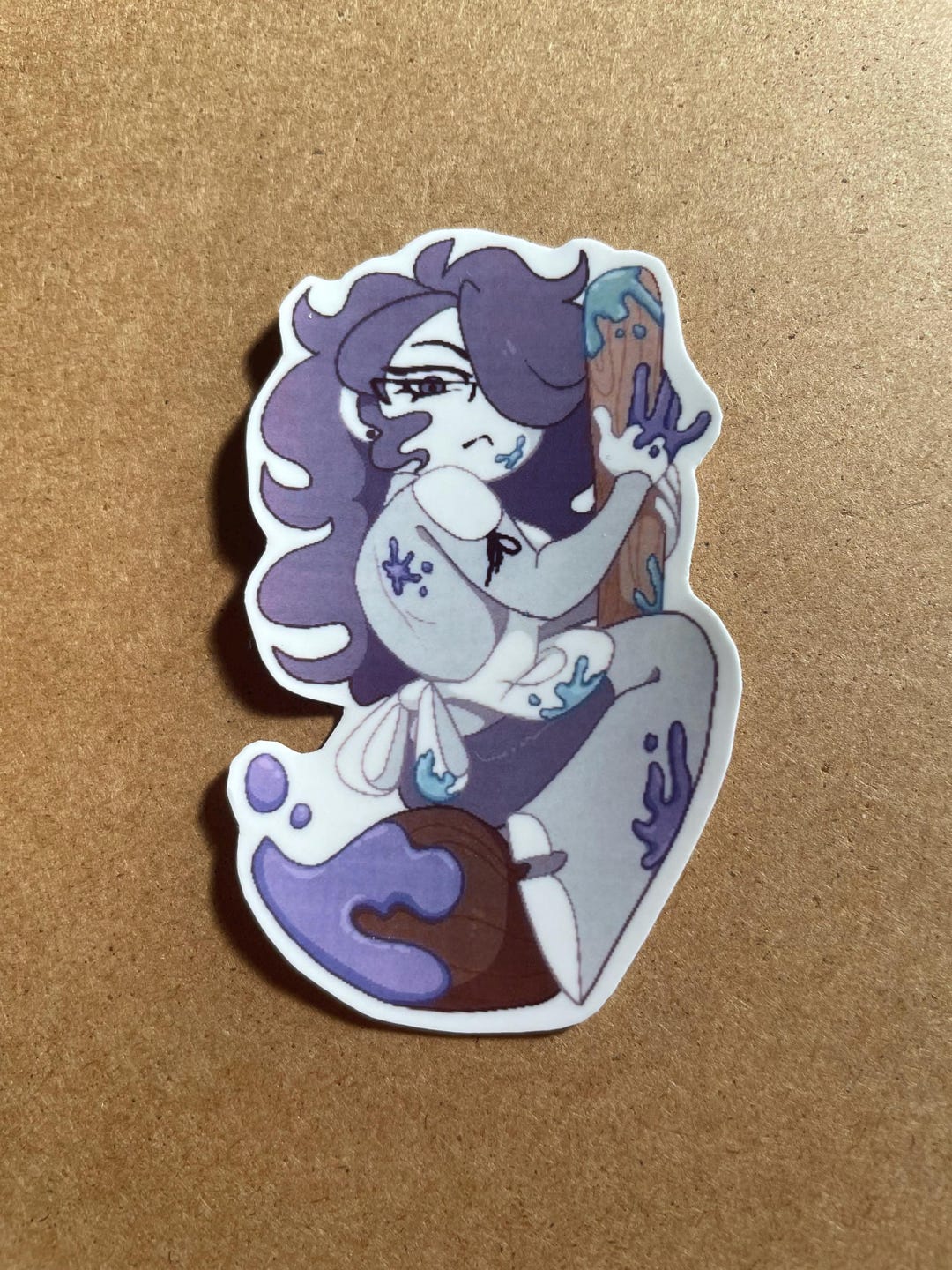 The Introverted Cartoonist Sticker Painter - Etsy