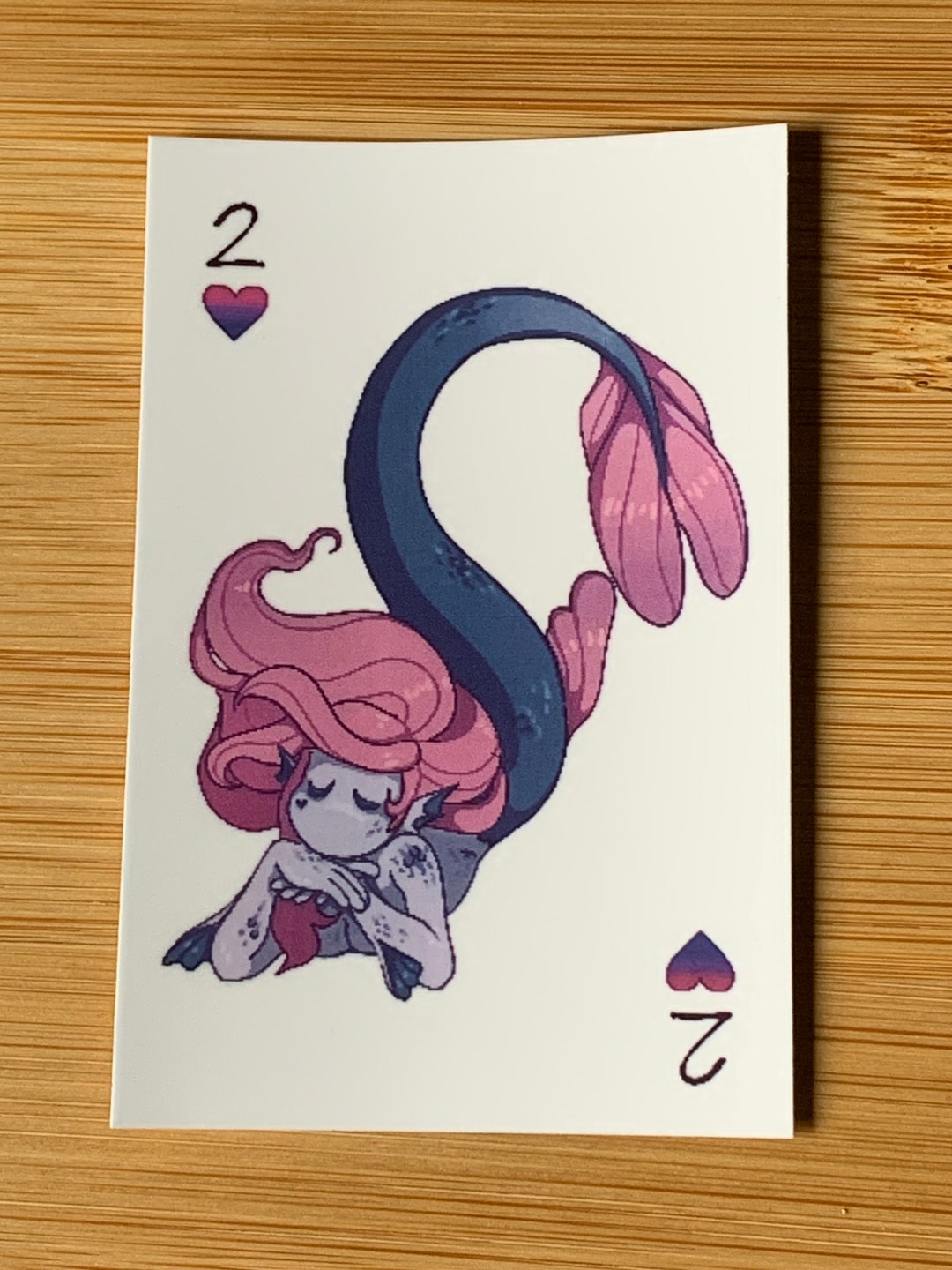 Bisexual Card Themed Sticker - Etsy