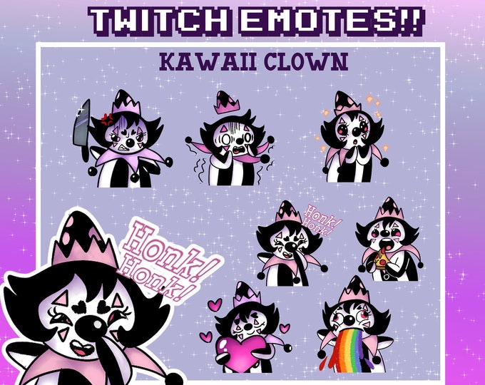 Clown Pngtuber Set - Etsy